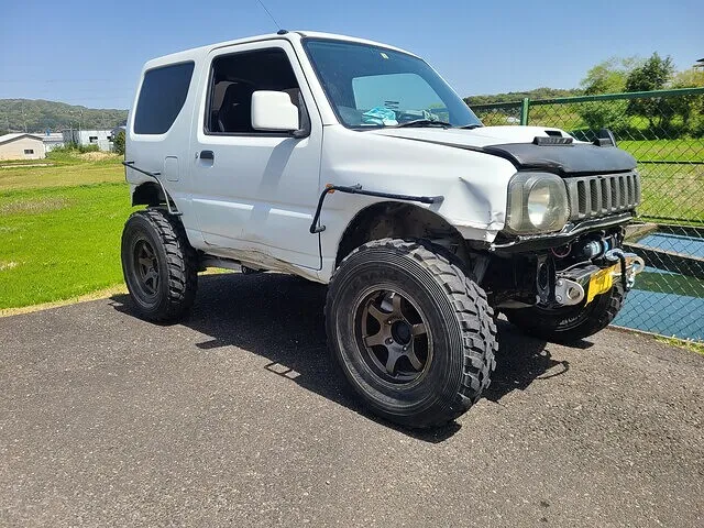 JB23W ジムニー ウインチ取り付け カスタム ワンオフ